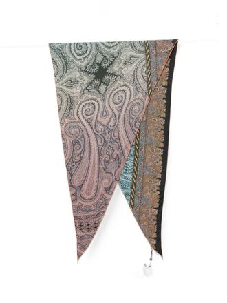 Pierre-Louis Mascia Foulard en soie imprim&eacute; Pierre Louis Mascia
