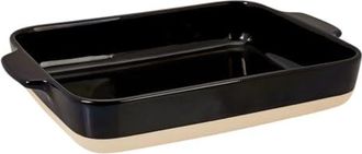 Lurch Terra Nova Ofenform M Keramik 29,8x20,7x5,1cm schwarz/creme