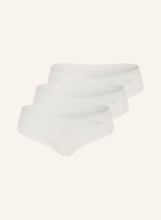 sloggi 3er-Pack Panties Go Crush weiss