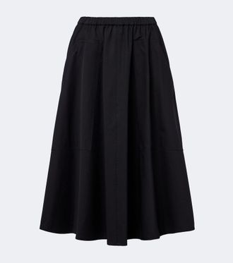 Vince Jupe midi en coton