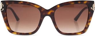 Jimmy Choo London Femme, Accessoires, Brun, Taille: 54 MM Squared Lunettes de soleil