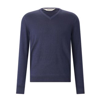 Gran Sasso V-Ausschnitt Strickware - - Knitwear - Herren - Blau - S
