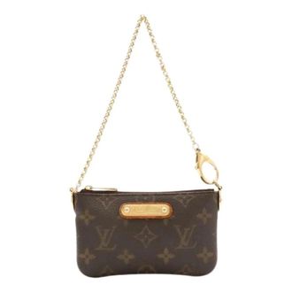 Louis Vuitton Mini Pochette Pre-owned - Femme - Pre-owned - Brun - Taille: ONE Size
