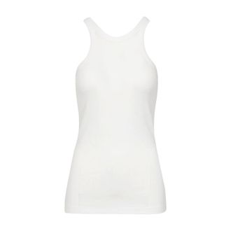 Sportmax Femme, Tops, Blanc, Taille: 36 FR D&eacute;bardeur c&ocirc;tel&eacute;