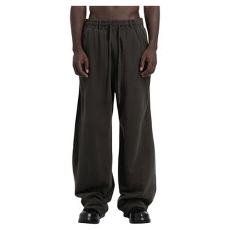 Andrea Ya'aqov Homme, Pantalons, Brun, Taille: M Relaxed Pantalons de surv&ecirc;tement