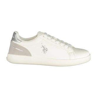 U.S.Polo Association Sportschuh mit Schn&uuml;rsenkeln - - Shoes - Damen - Wei&szlig; - 35 EU