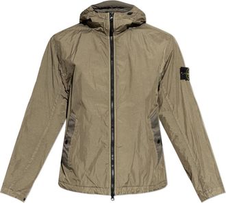 Stone Island Homme, Vestes, Vert, Taille: 2XL Veste L&eacute;g&egrave;re &agrave; Capuche