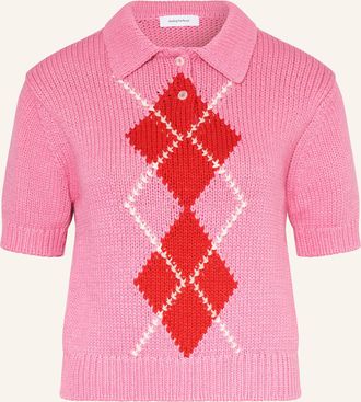 Darling Harbour Darling Harbour Strick-Poloshirt pink