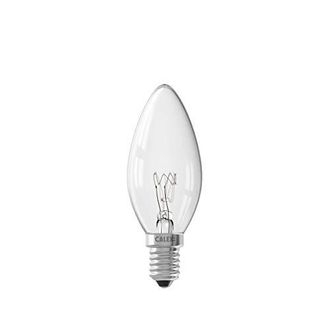 Calex Klassische E14 10W 220-240V 55 Lumen Kerzenlampe, Klar