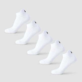 MyProtein MP Unisex Sneaker-Socken (5er-Pack) - Wei&szlig; - UK 12-14