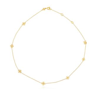 Tory Burch Halskette mit Anh&auml;ngern - - Accessories - Damen - Gelb - ONE SIZE