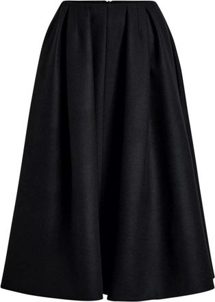 Patou Femme, Jupes, Noir, Taille: 40 FR Jupe Midi Pliss&eacute;e