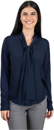 Seventy Femme, Blouses et Chemises, Bleu, Taille: 38 FR Blouses & Chemises