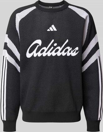 adidas Pullover mit gro&szlig;em Logo-Schriftzug