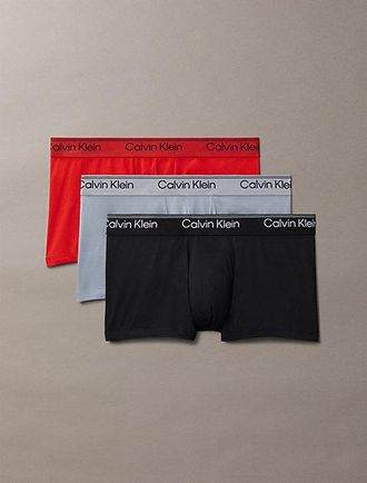 Calvin Klein Lot de 3 boxers taille basse - Microfibre Stretch