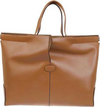 Tod's Femme, Sacs, Brun, Taille: ONE Size Borsa Di Bag Folio
