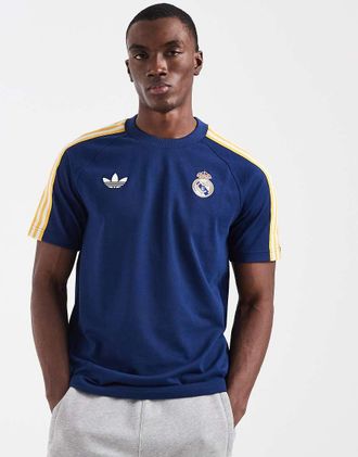 adidas adidas Performance - Real Madrid Originals - T-Shirt in Dunkelblau