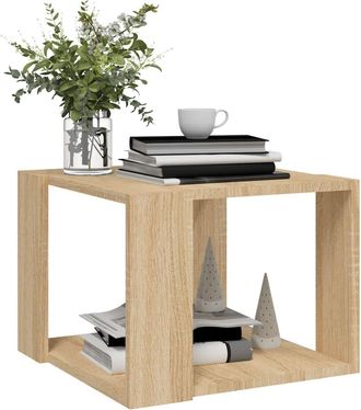 Generic Couchtisch, Quadratischer Sofa-Beistelltisch mit Offenem Rahmen, Integriertes Ablagefach f&uuml;r B&uuml;cher, Getr&auml;nke und Wichtige Einrichtungsgegenst&auml;nde (40