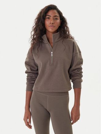Girlfriend Collective Sweatshirt Vega 2024 Beige Relaxed Fit