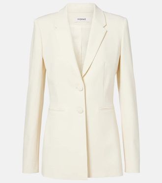 FFORME Blazer Bennet en crêpe de laine mélangée