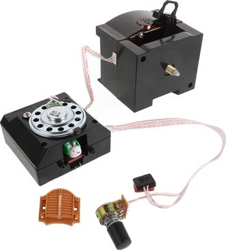 NUOBESTY WOONEKY Kuckucksuhr Quarzuhrwerk Ersatz Uhrwerk mit Hakenlosem Montage Design f&uuml;r Einfache Reparatur und Pr&auml;zisen Kuckucksruf zur Vollen Stunde