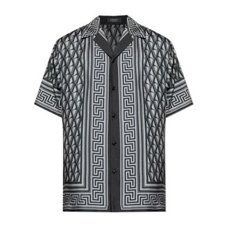 Versace Herren, Shirts, Grau, SGröße