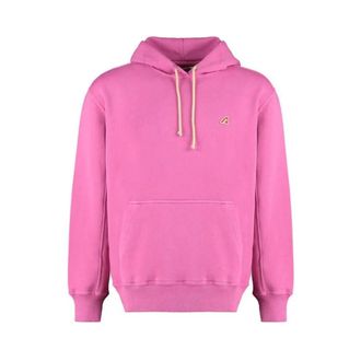 Autry Baumwoll-Hoodie mit Kordelzug und K&auml;ngurutasche - - Sweatshirts & Hoodies - Herren - Rosa - S