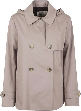 Herno Femme, Manteaux, Gris, Taille: 34 FR Trench Coat &Eacute;l&eacute;gant pour Homme