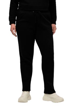 Ulla Popken Damen, gro&szlig;e Gr&ouml;&szlig;en, Sweathose, kuschelweiche Innenseite, Elastikbund