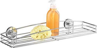 WENKO Vacuum-Loc &eacute;tag&egrave;re Murale Maxi Milazzo Fixer sans percer Chrom&eacute;