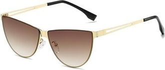 Generic Lunettes De Soleil Dext&eacute;rieur En M&eacute;tal For Hommes Et Femmes, Id&eacute;ales For Les D&eacute;placements Quotidiens Vacances(Brown)