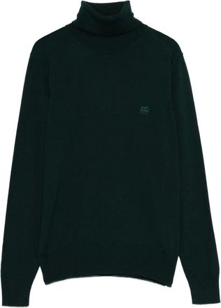 Etro pull à logo brodé - Vert