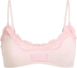 Moschino Femme, Sous-v&ecirc;tements, Rose, Taille: 44 FR Soutien-gorge en microfibre et dentelle