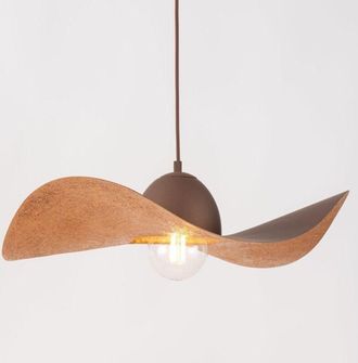 Sigma Kapello lampe suspension brun cuivr&eacute; design &eacute;l&eacute;gant