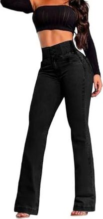 Generic Jean Taille Basse Coupe Droite Droit Vert Bas Poche Pinces Amincissant Jersey Mesure Début Happy Électrique Sapin Ultra Chevilles Liquidation Satiné C