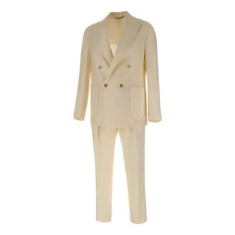BRIGLIA 1949 Homme, Costumes, Blanc, Taille: M Costume Deux Pi&egrave;ces Bolgheri