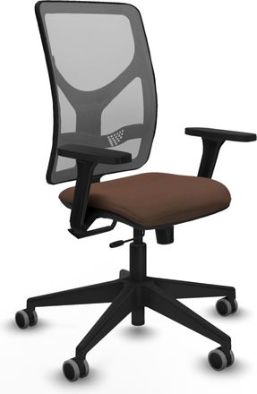 Piqueras y Crespo B&uuml;rostuhl Parkett mit 3D-Armlehnen, h&ouml;henverstellbare Lendenwirbelst&uuml;tze, ausgestattet mit Syncro/Traslack und Schneideschaum, mit Rollen von 65 mm, P