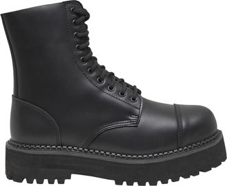Brandit Plateau Phantom 10 Eyelet Boots, black, Gr&ouml;&szlig;e UK10/EU44