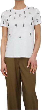Max Mara Femme, Tops, Blanc, Taille: 44 FR T-Shirt