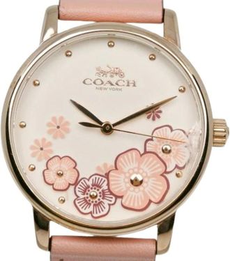 Coach Montre Pre-owned - Femme - Pre-owned - Rose - Taille: ONE Size