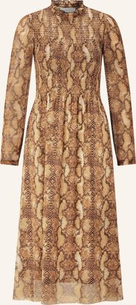 Rich & Royal Mesh-Kleid braun