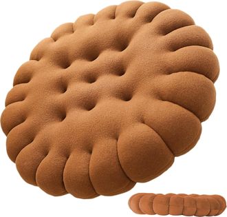 Generic Kekskissen - Keks-Plüschkissen, Keks-Sitzkissen, bequemes Sitzkissen | Kekskissen, keksförmige Stuhlauflage, Raumdekoration und Plüschkissen für Stuhl