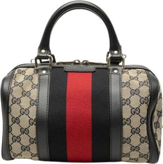 Gucci Sac bandouli&egrave;re en toile Pre-owned - Femme - Pre-owned - Beige - Taille: ONE Size