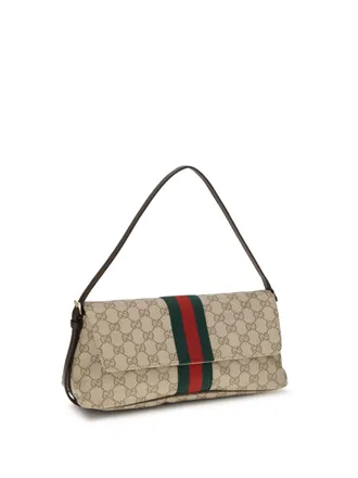 Gucci Womens Madison Medium Shoulder Bag Vin.san.br-Dk.br-Vrv Cotton; Linen; Polyurethane Handbags Vin.san.br/dk.br/vrv Hand