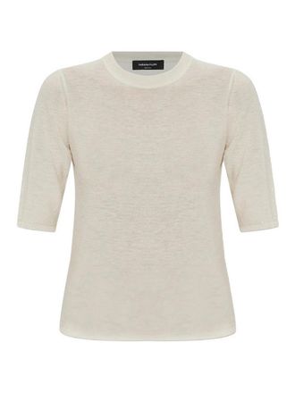 Fabiana Filippi Pull Col Rond - Beige
