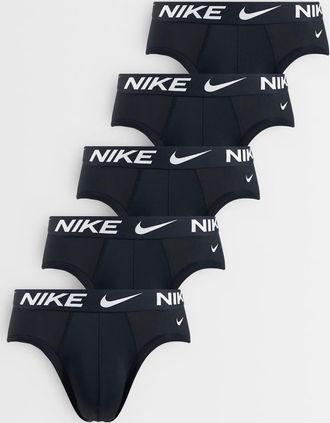 Nike Essential Micro 5er-Pack Hipster in Schwarz