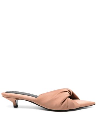 Carven sandales &agrave; d&eacute;tail torsad&eacute; - Marron