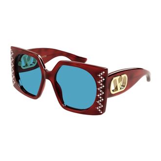 Valentino Square Sonnenbrillen - - Accessories - Damen - Braun - 55 MM