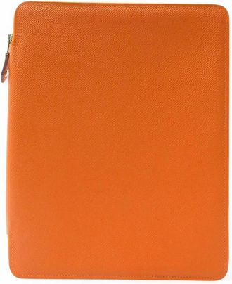 Herm&egrave;s Portemonnaie - NEUE HERMES IPAD MINI 10 ZOLL H&Atilde;oeLLE E-ZIP AUS EPS - Gr. unisize - in Orange - f&uuml;r Damen