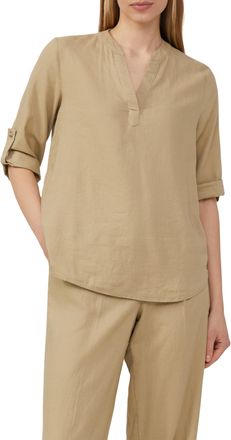 s.Oliver Leinenmix-Bluse mit Turn-up